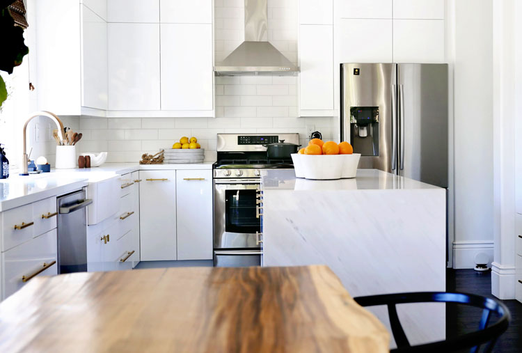 Mod Kitchen Upgrades by Nicole Davis Interiors | Delta Faucet Inspired ...