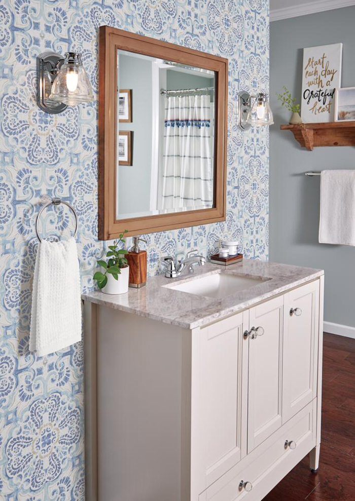 Beautiful and Blue Bathroom Ideas | Delta Faucet Inspired Living