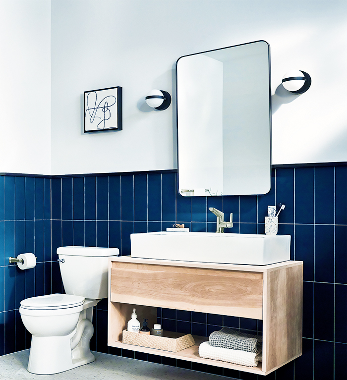 Powder Bathroom Design Ada