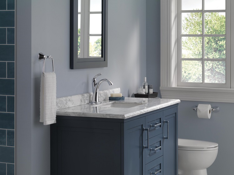 Trend Alert: Moody Blue Bathrooms | Delta Faucet